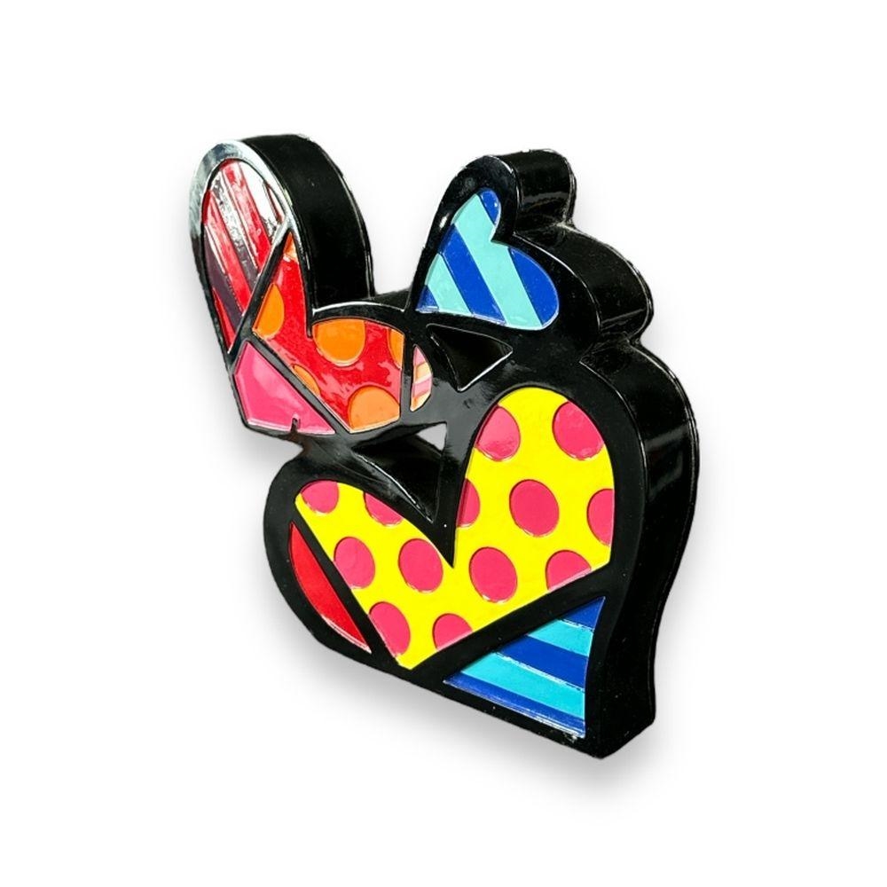 Romero Britto | Romero Britto Cluster Of Hearts Polystone Figure ...