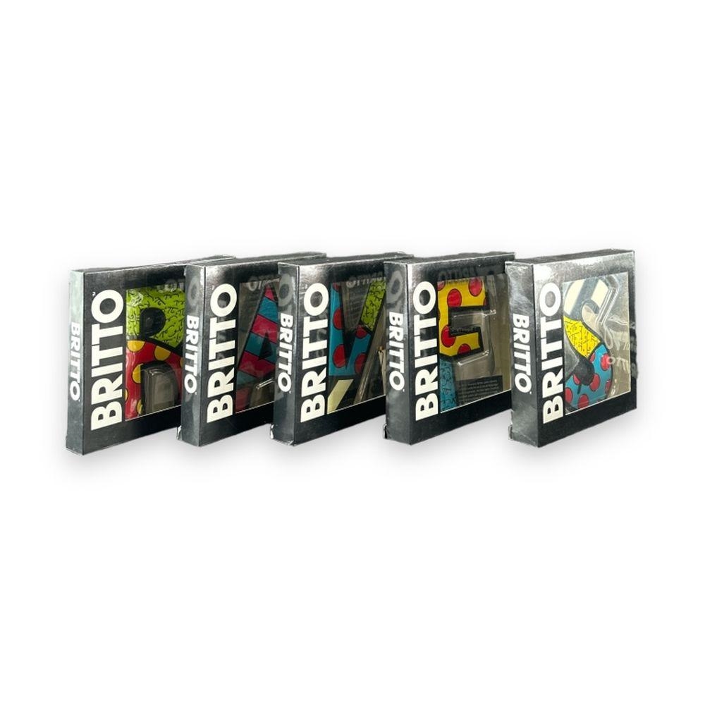 Romero Britto | 22 Romero Britto Alphabet Letters In Boxes | MutualArt