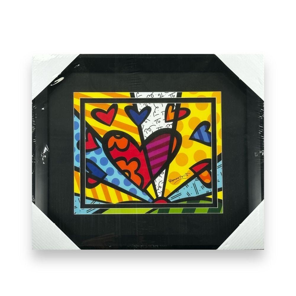 Romero Britto | Romero Britto A New Day Poster Print Framed | MutualArt