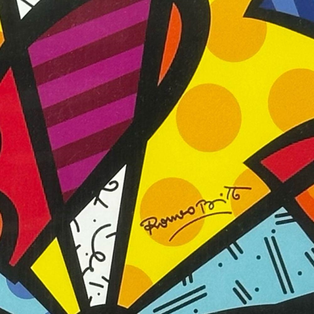 Romero Britto | Romero Britto A New Day Poster Print Framed | MutualArt