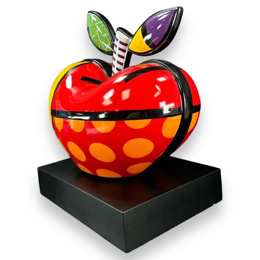 Romero Britto | Romero Britto Goebel Porcelain Big Apple Scultpu ...