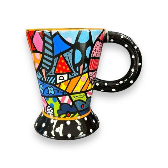 Britto Romero | 5 Romero Britto Ceramic Mugs Various Designs | Compare ...