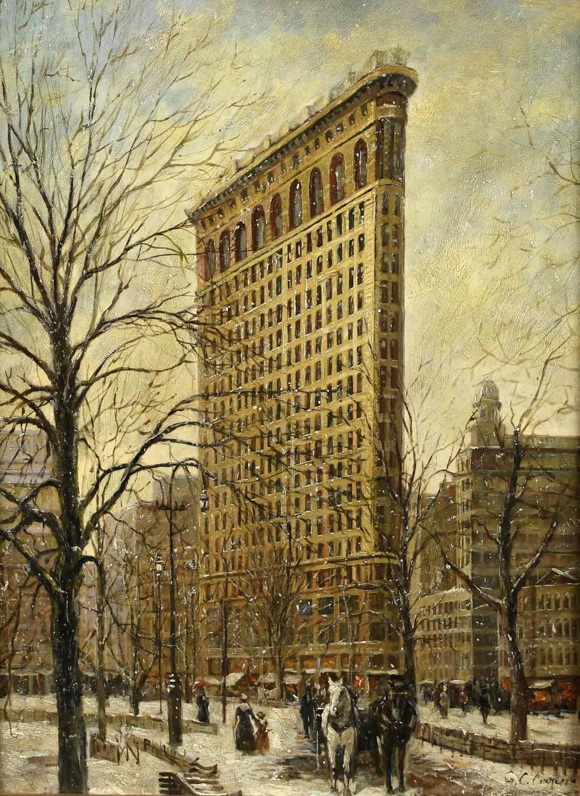 Claude Cahill Cooper | New York City's iconic Flatiron Building in ...