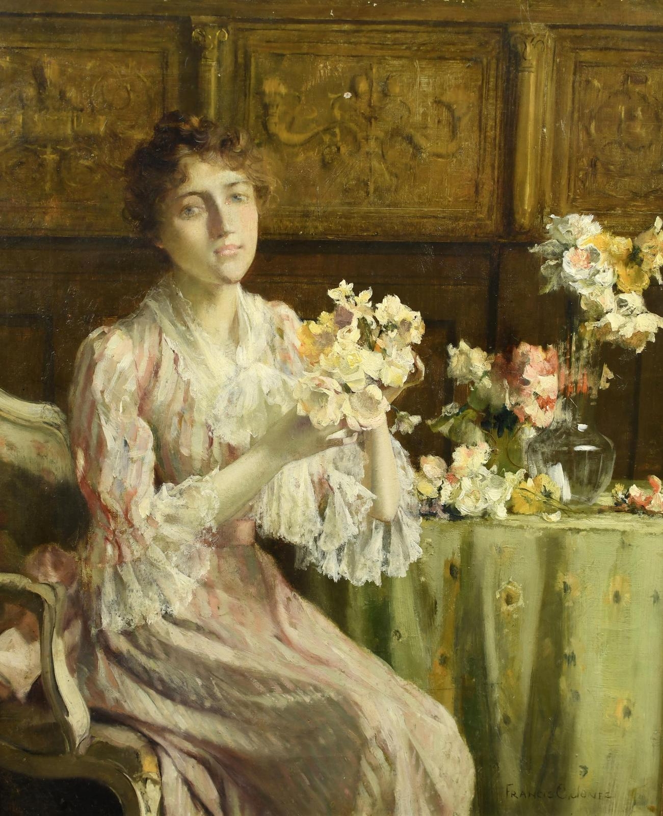 Francis Coates Jones | Stepping Stones (1885) | MutualArt