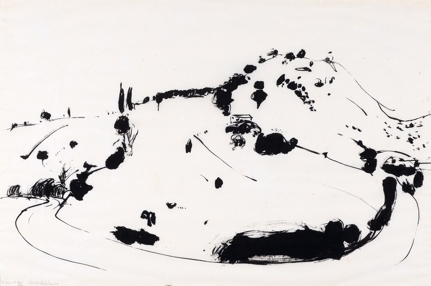 Brett Whiteley | CROW IN A PLUM TREE (1978) | MutualArt