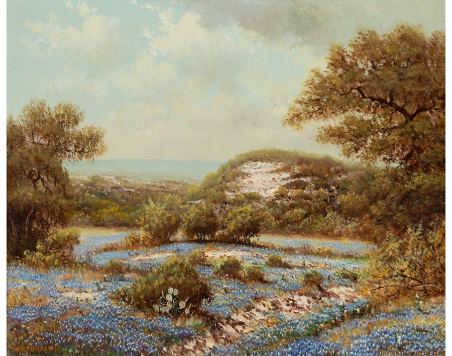 W.R. Thrasher | In the Hill Country | MutualArt