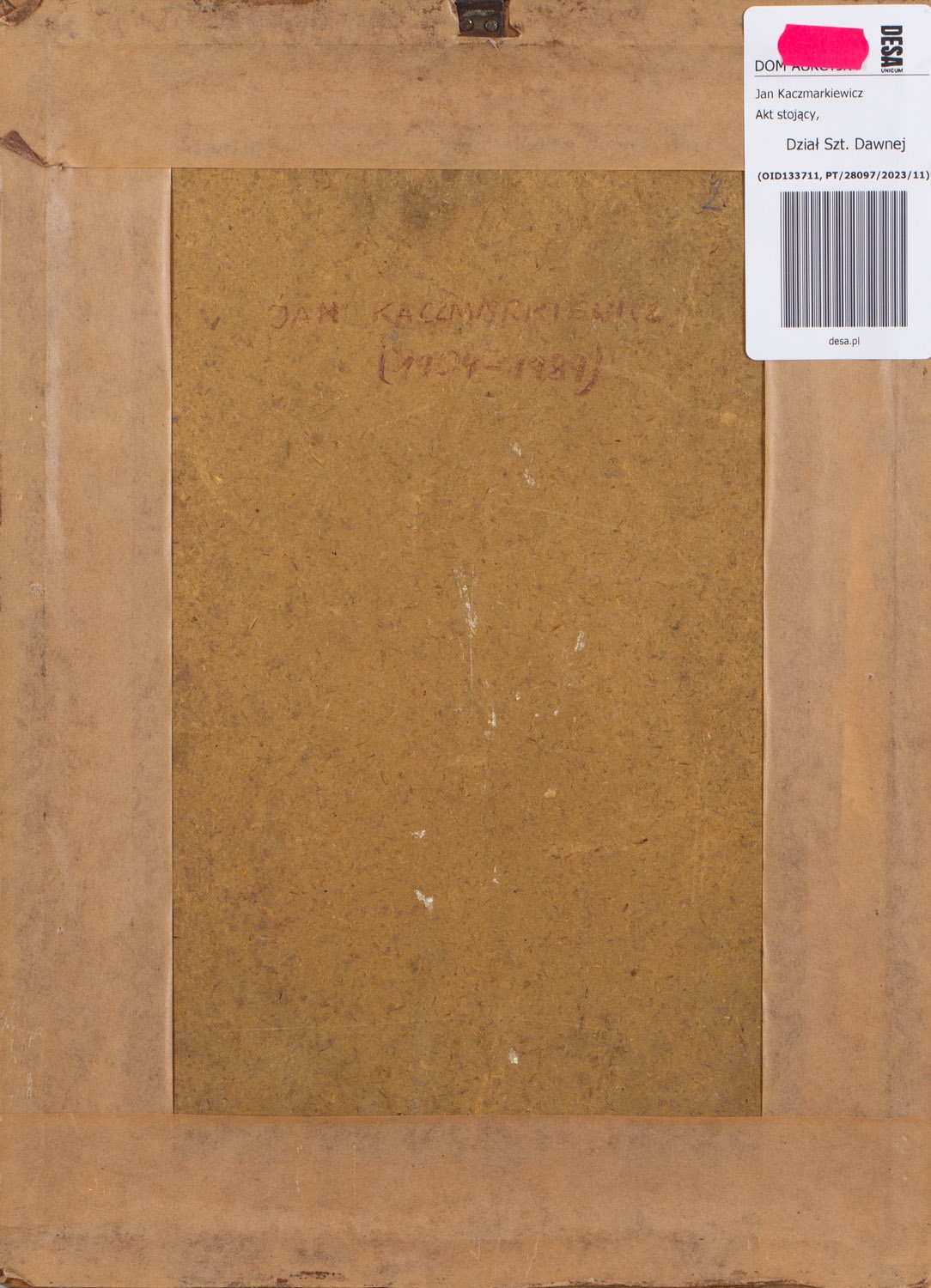 Jan Kaczmarkiewicz | Male nude | MutualArt