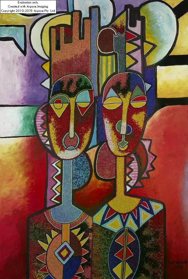 Jimoh Buraimoh | Jolly Friends (2012) | MutualArt