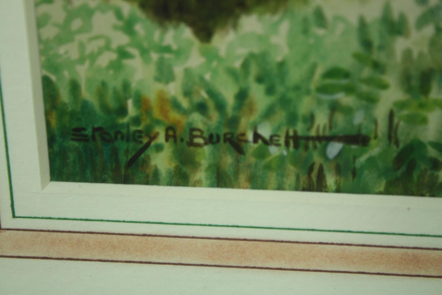 Stanley A Burchett | A collection of three rural themed watercolours ...