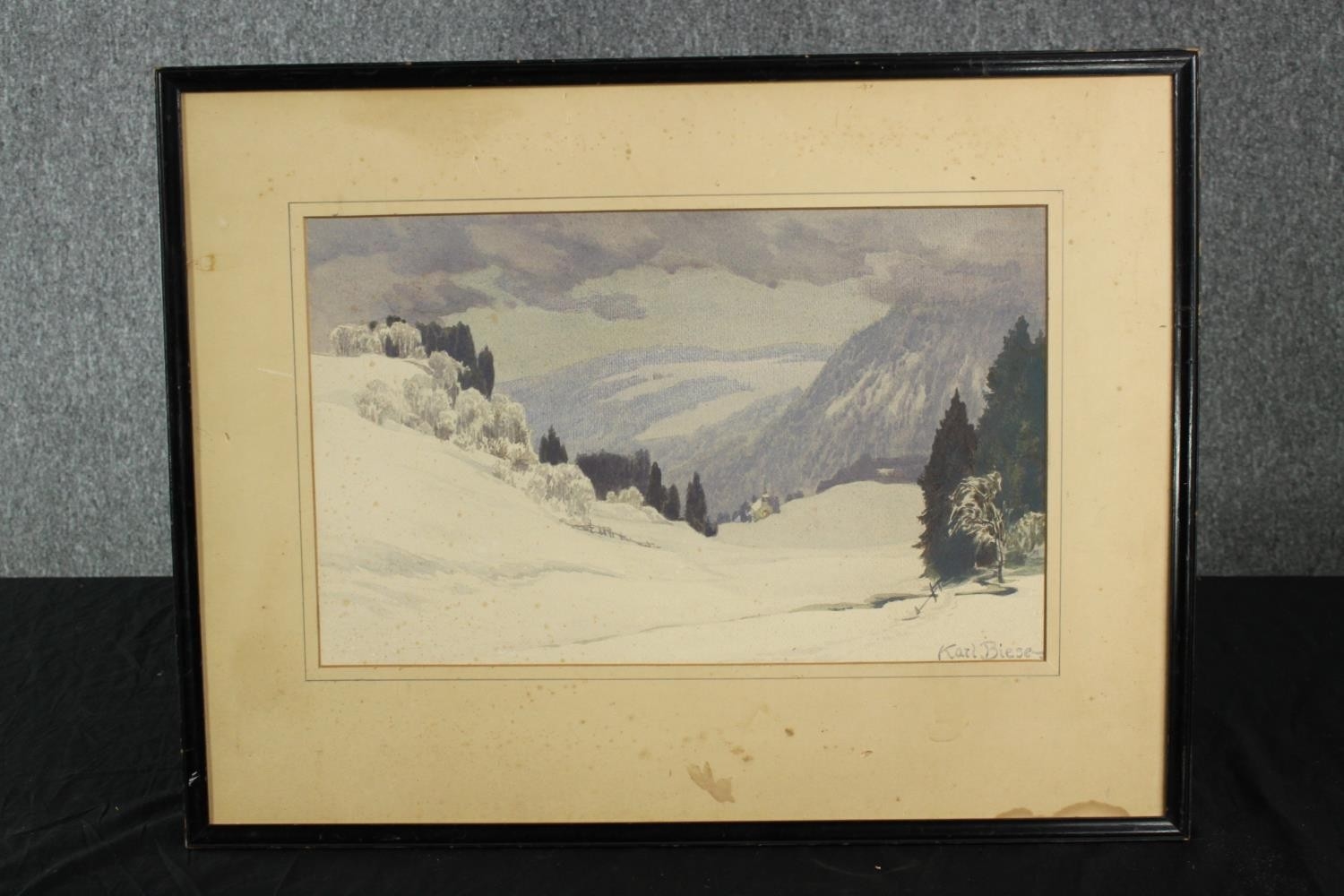 Karl Biese | Alpine landscape | MutualArt
