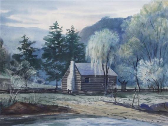 Norbert Czarnowski | Watercolor Landscape by Norbert Czarnowski ...