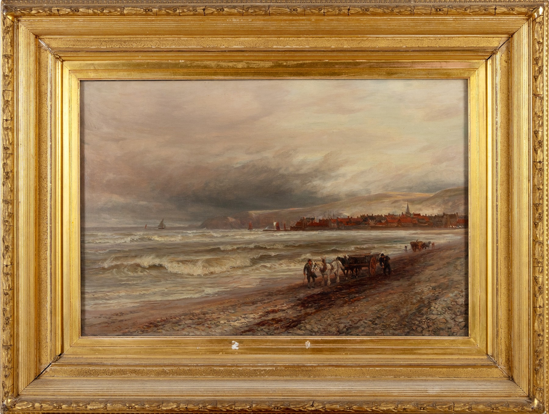 Charles Thomas Burt | BEACH LANDSCAPE (1865) | MutualArt