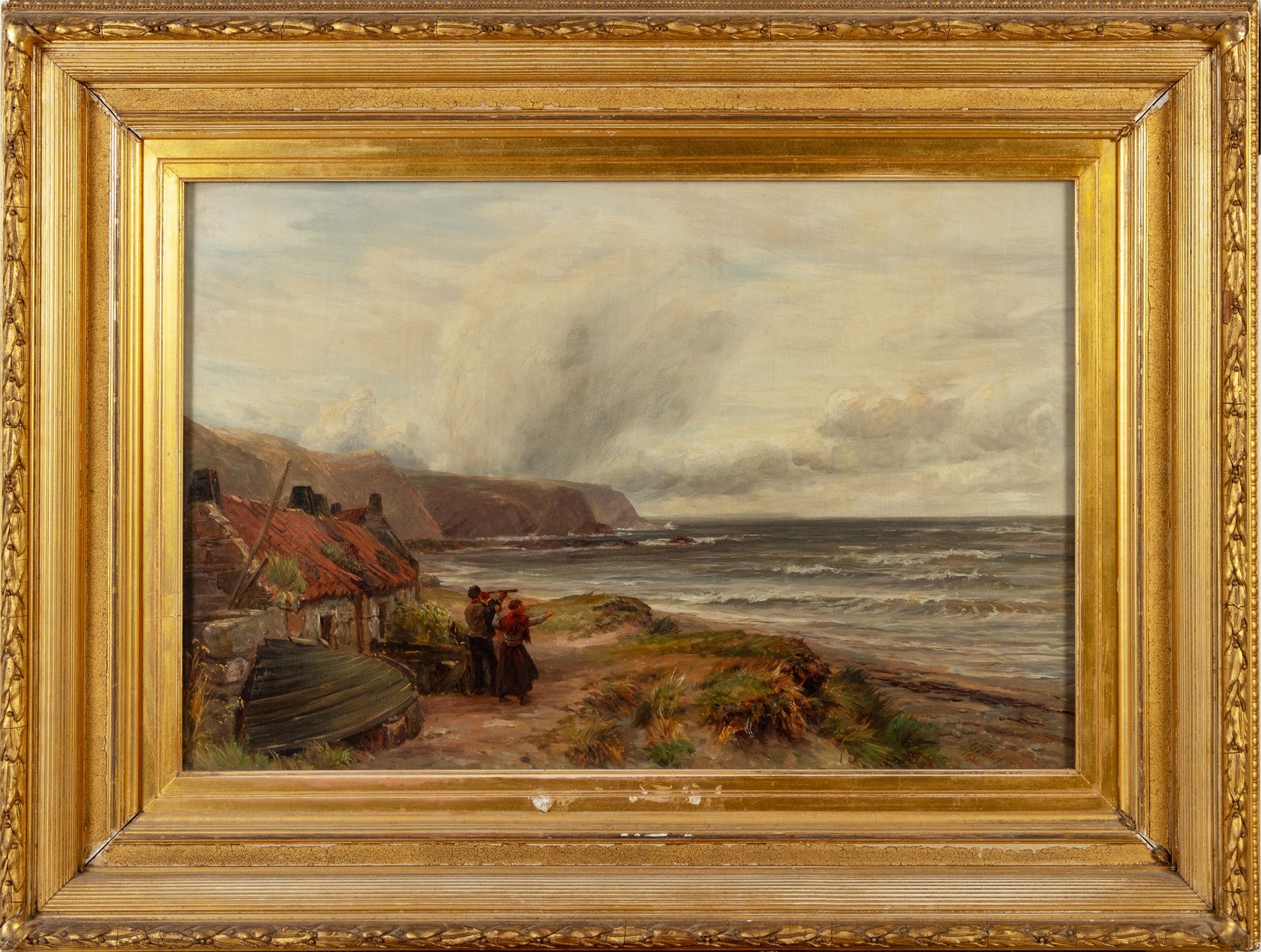 Charles Thomas Burt | BEACH LANDSCAPE (1865) | MutualArt