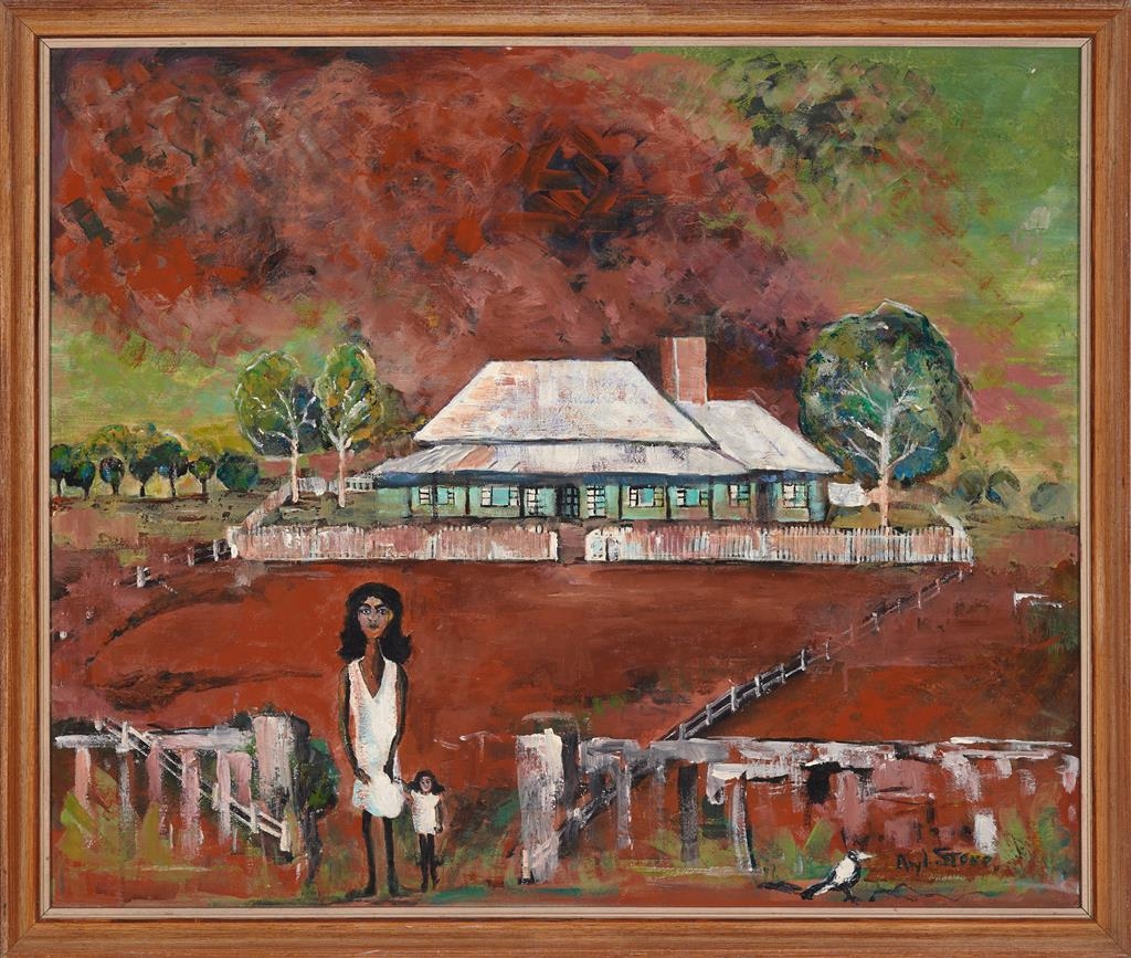 Phyllis Stone | Red Dust Storm Approaching, 100 Miles North of Alice ...