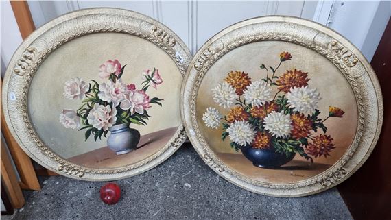 H. Shaw | Still life studies of flowers | MutualArt