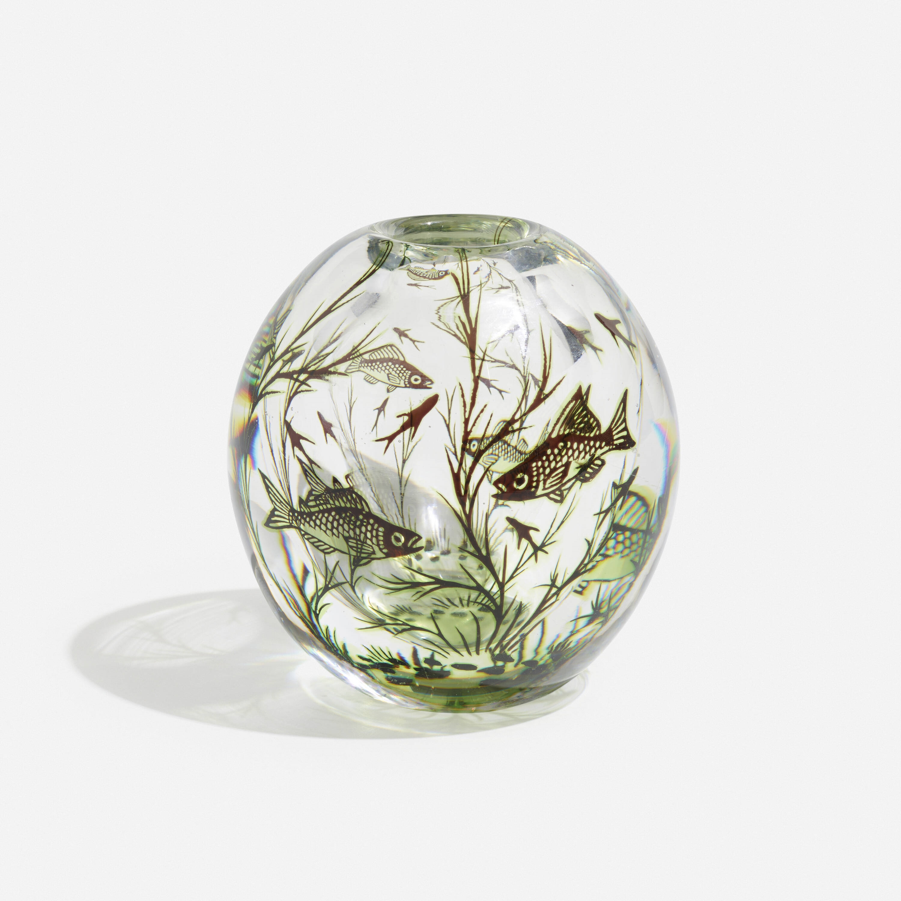 Edward Hald | Graal Fish vase (Circa 1936) | MutualArt