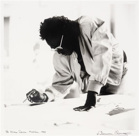 Herman Leonard | Miles Davis, Malibu | MutualArt