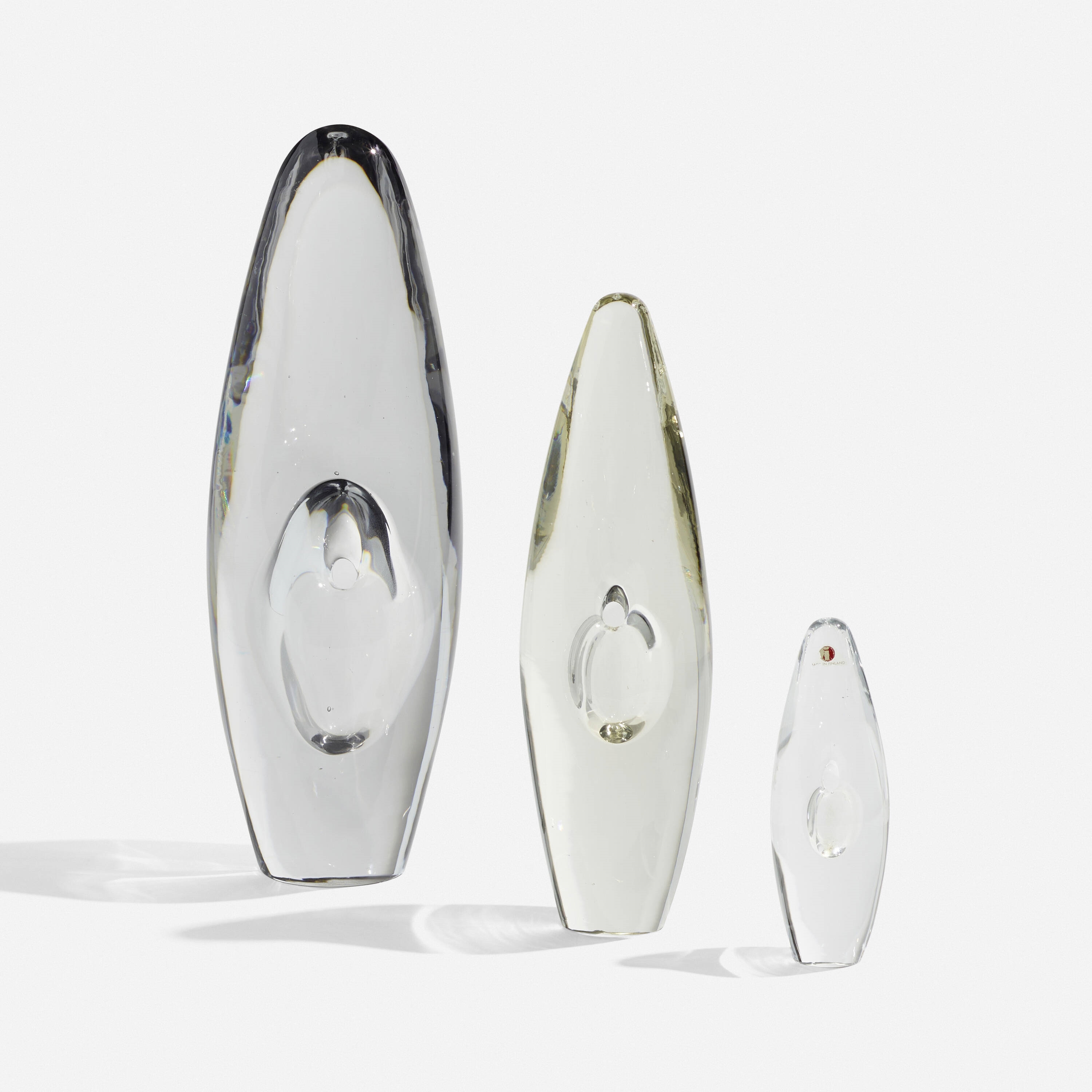 Timo Sarpaneva | Orkidea vases, set of three (1953) | MutualArt