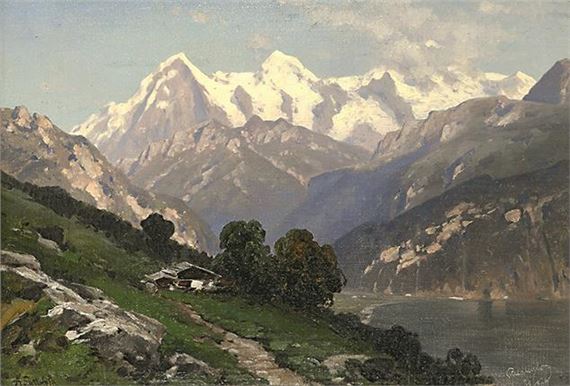 Ascan Lutteroth | Blick von Beatenberg auf die Jungfrau | MutualArt