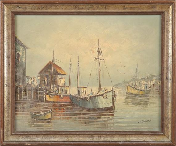 W. Jones | Fishing boats (20th Century) | MutualArt