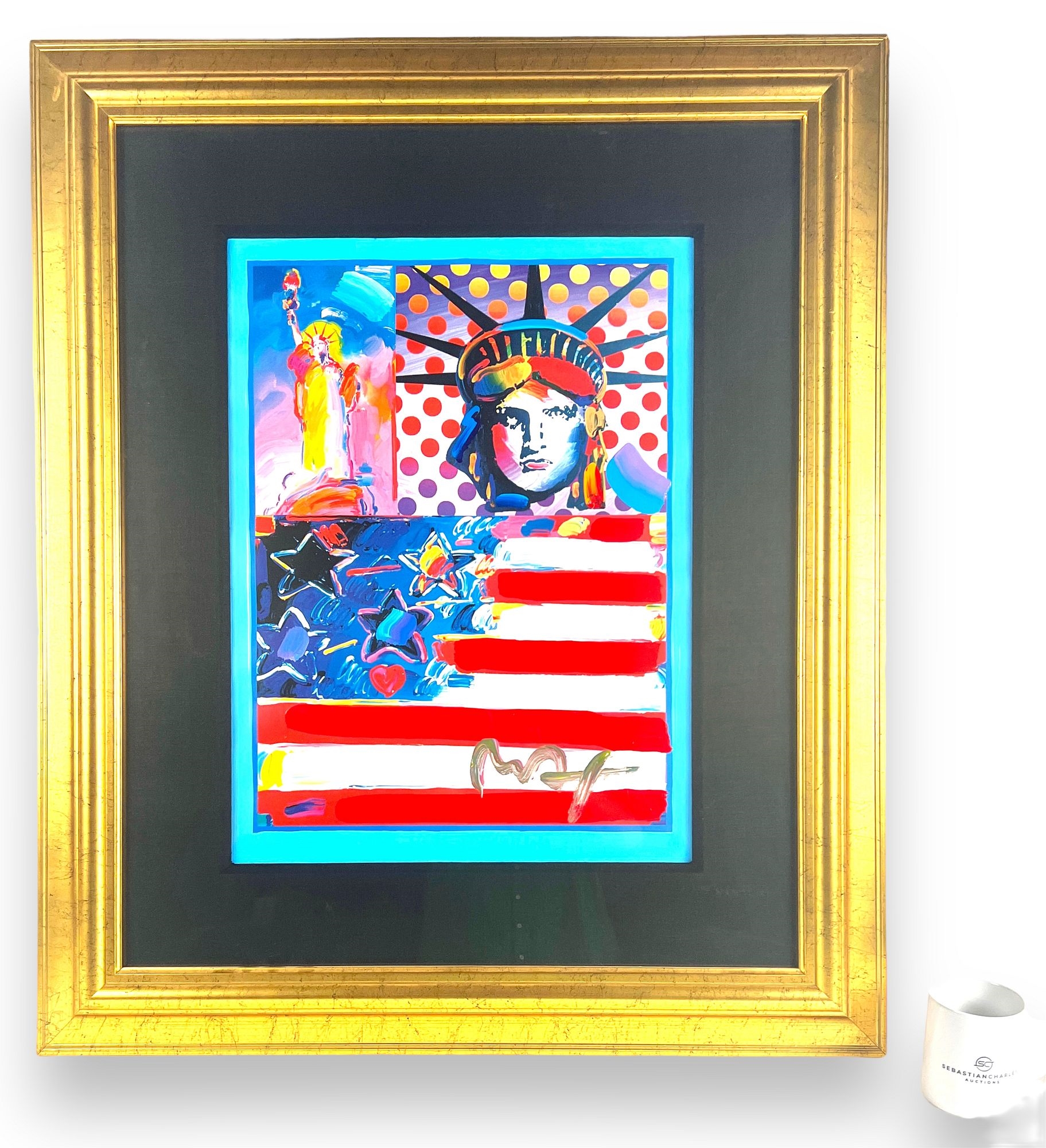 Peter Max | God Bless America II | MutualArt