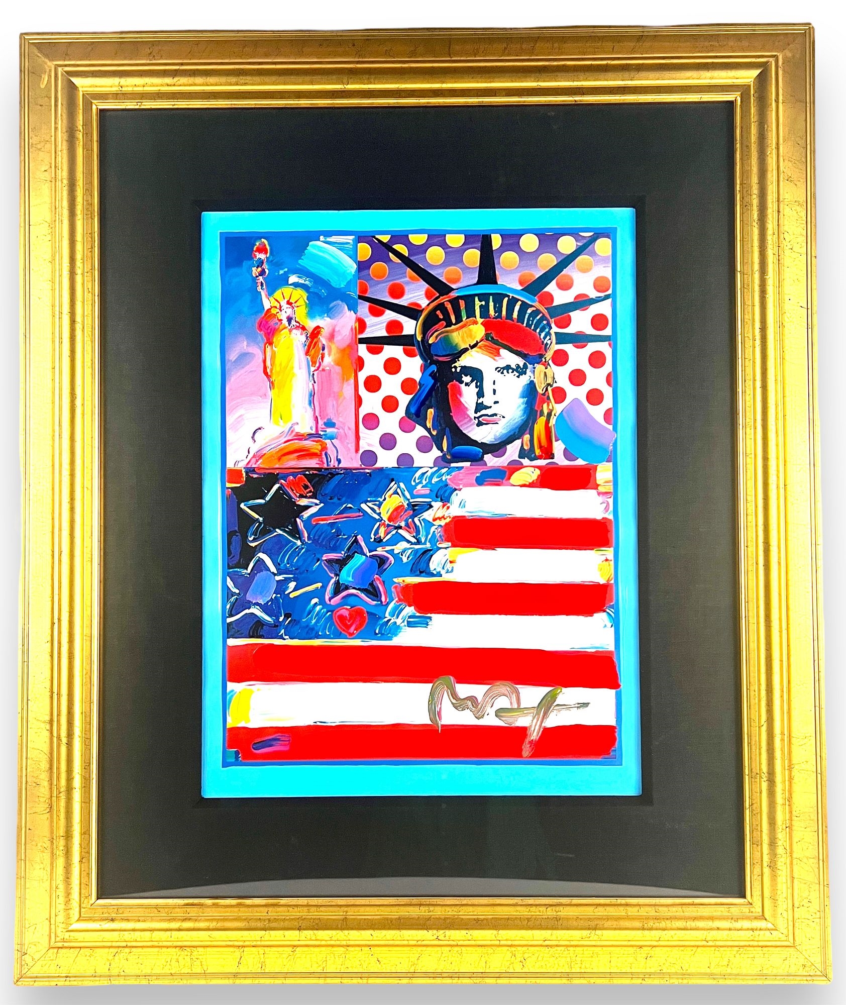 Peter Max | God Bless America II | MutualArt
