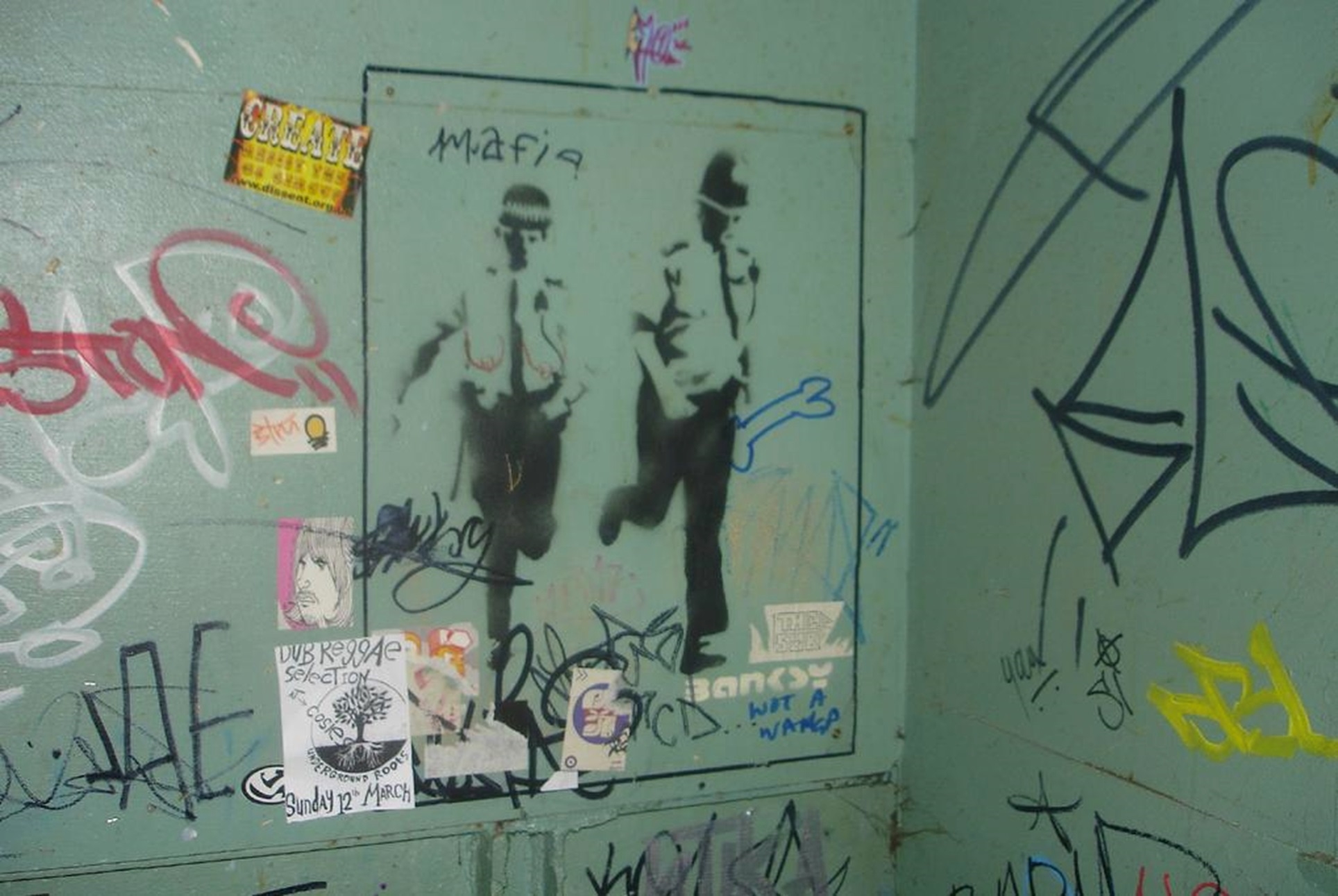 Banksy | “Running Coppers” (Bristol, UK, c (Circa 1990) | MutualArt