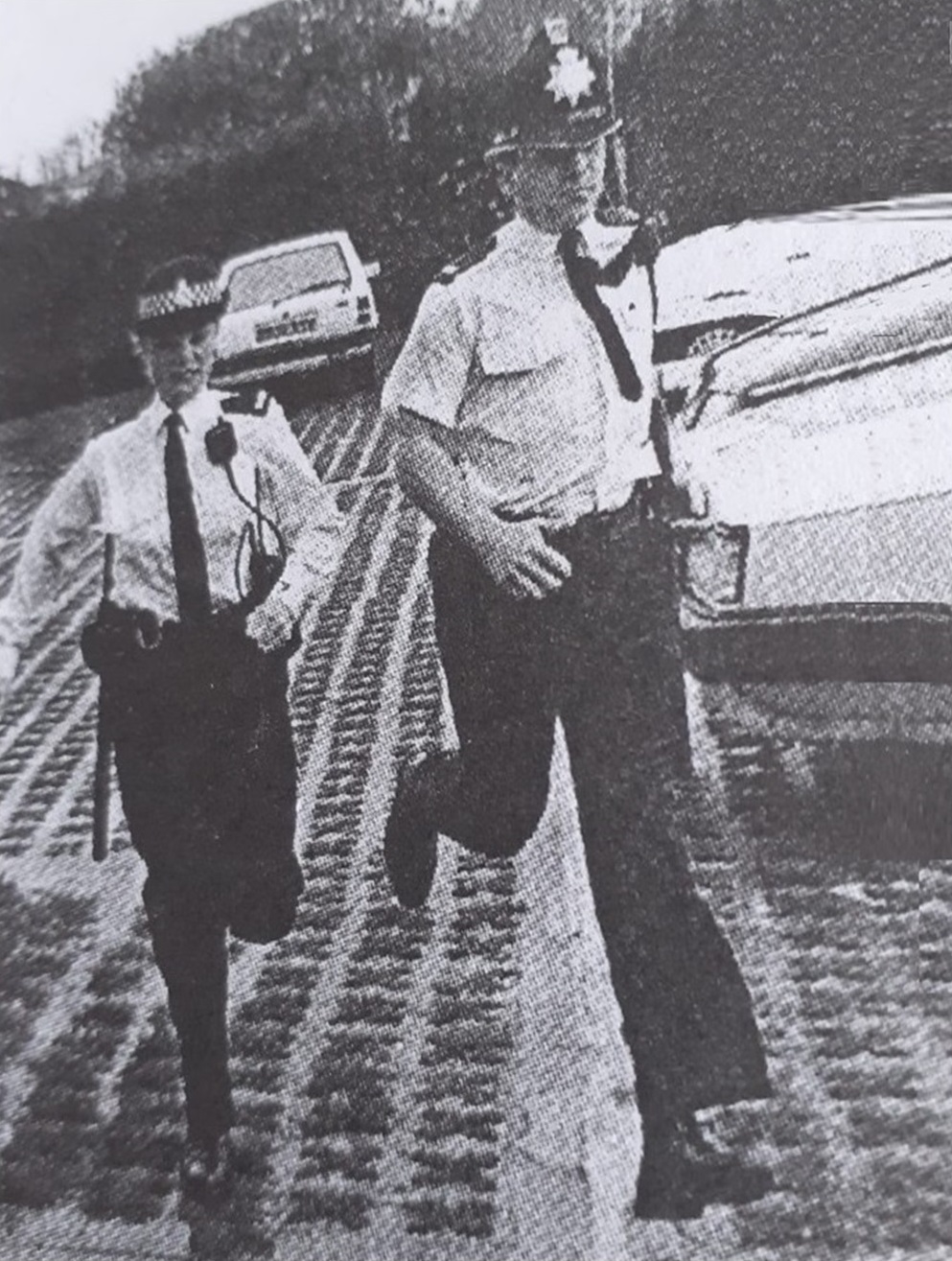 Banksy | “Running Coppers” (Bristol, UK, c (Circa 1990) | MutualArt