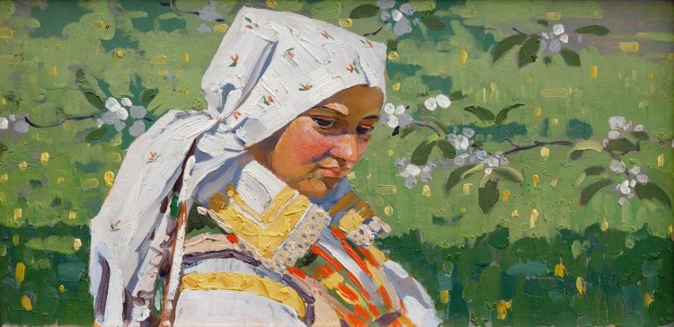 Joza Uprka | A Woman from Horňácko (1915) | MutualArt