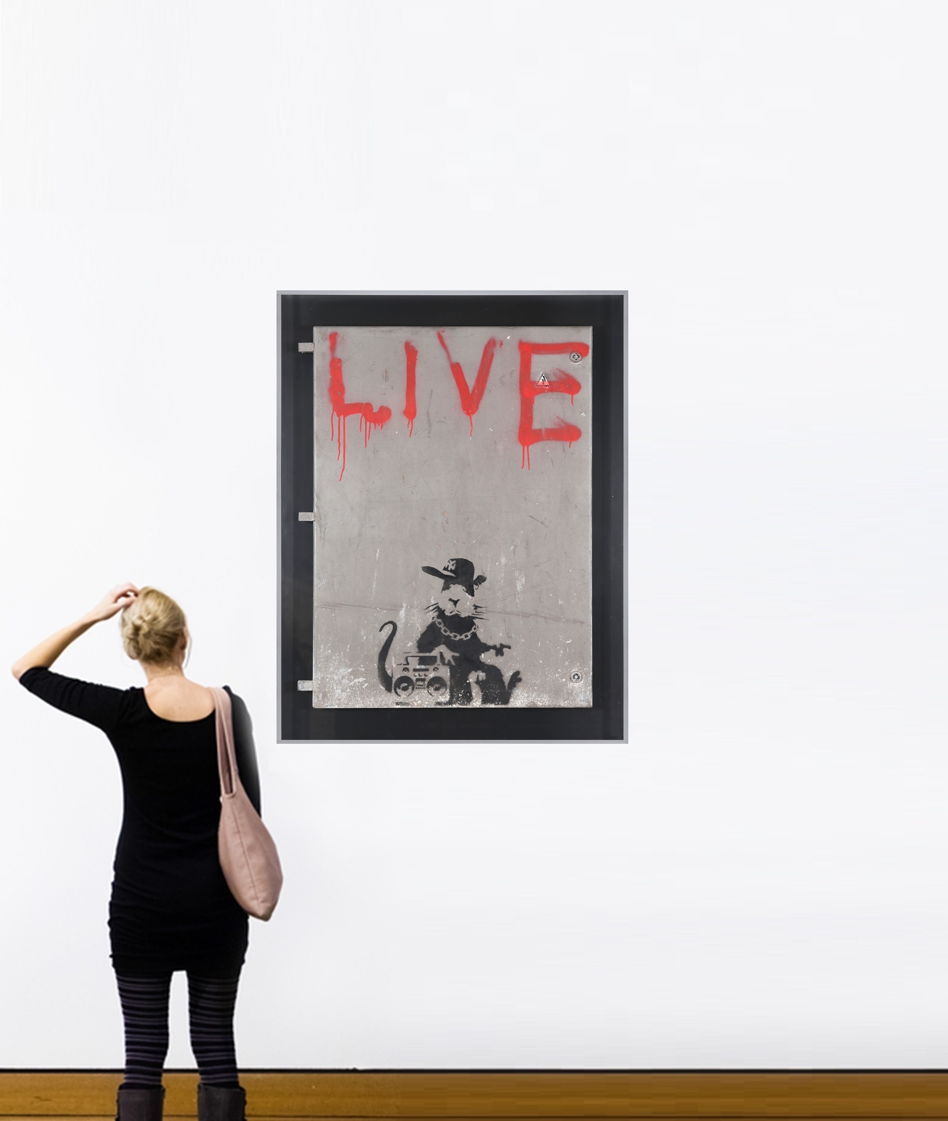 Banksy | Live Rat (2021) | MutualArt