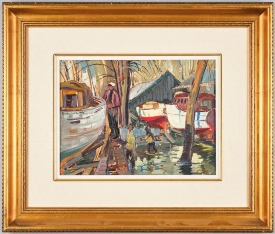 Lorne Holland Bouchard | Fishing boats | MutualArt