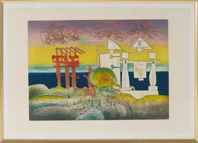 Roberto Matta | Figurkomposition | MutualArt