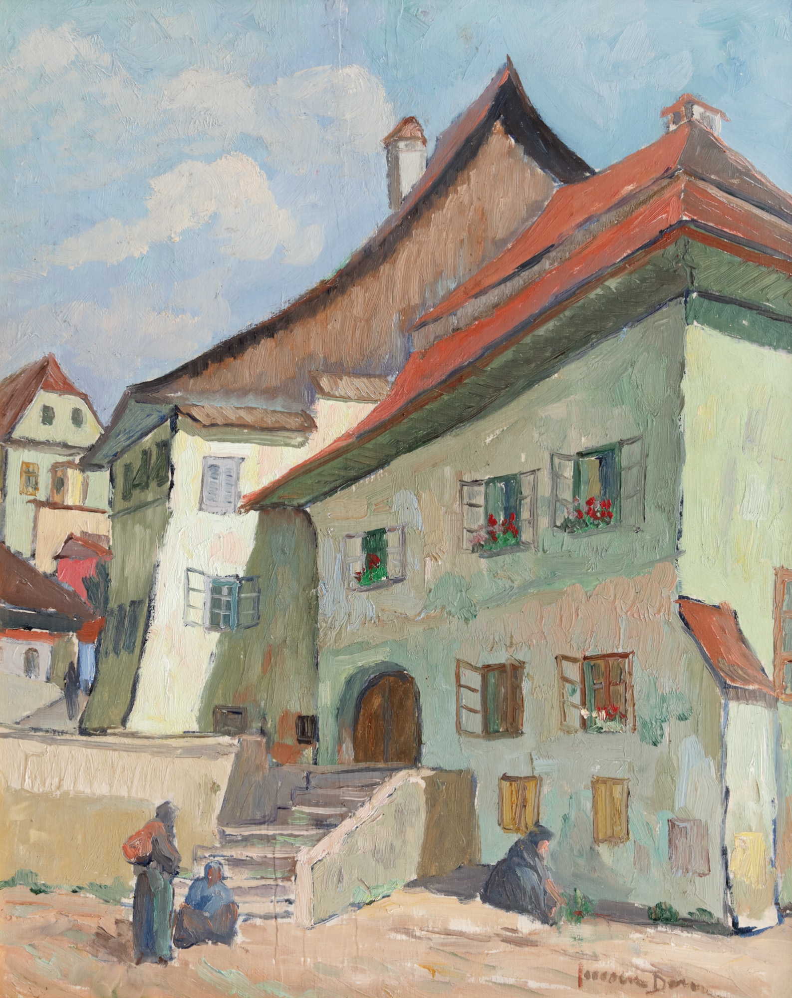 Gheorghe Doru Ionescu | Houses in Sighișoara | MutualArt