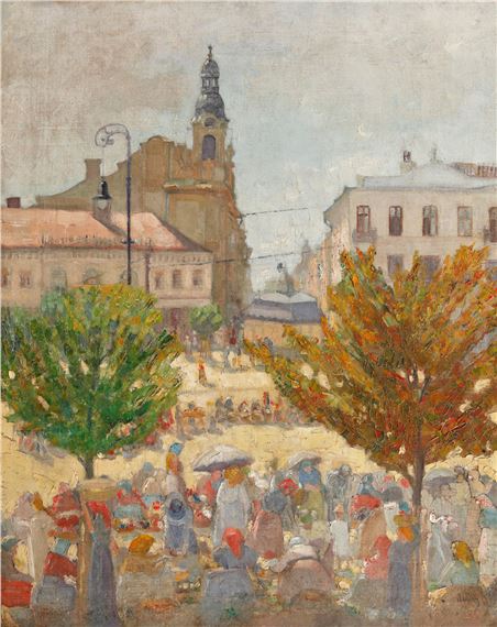 Mircea Olarian | The Square in Cluj | MutualArt