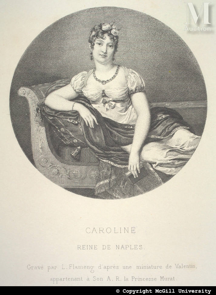 Jean-Louis-Hector Viger-Duvigneau | Portrait de Caroline Bonaparte ...
