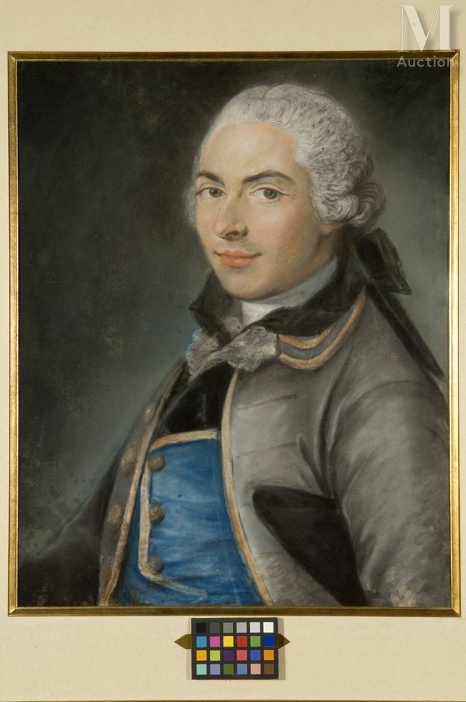 Antoinette Suzanne Caron | Portrait d’homme à la veste grise (1765 ...