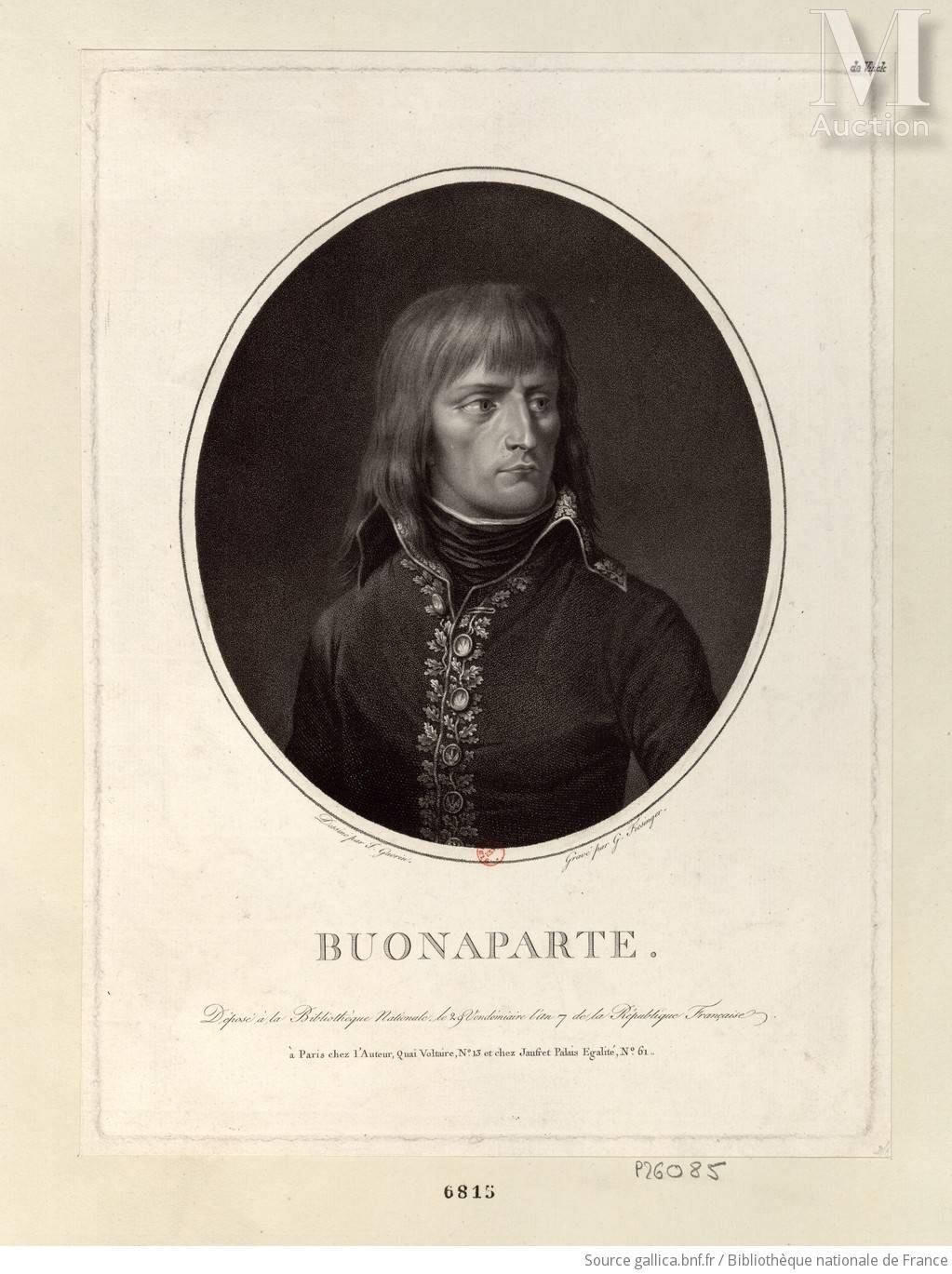 Jean Urbain Guerin | Portrait du général Jean-Baptiste Jules BERNADOTTE ...