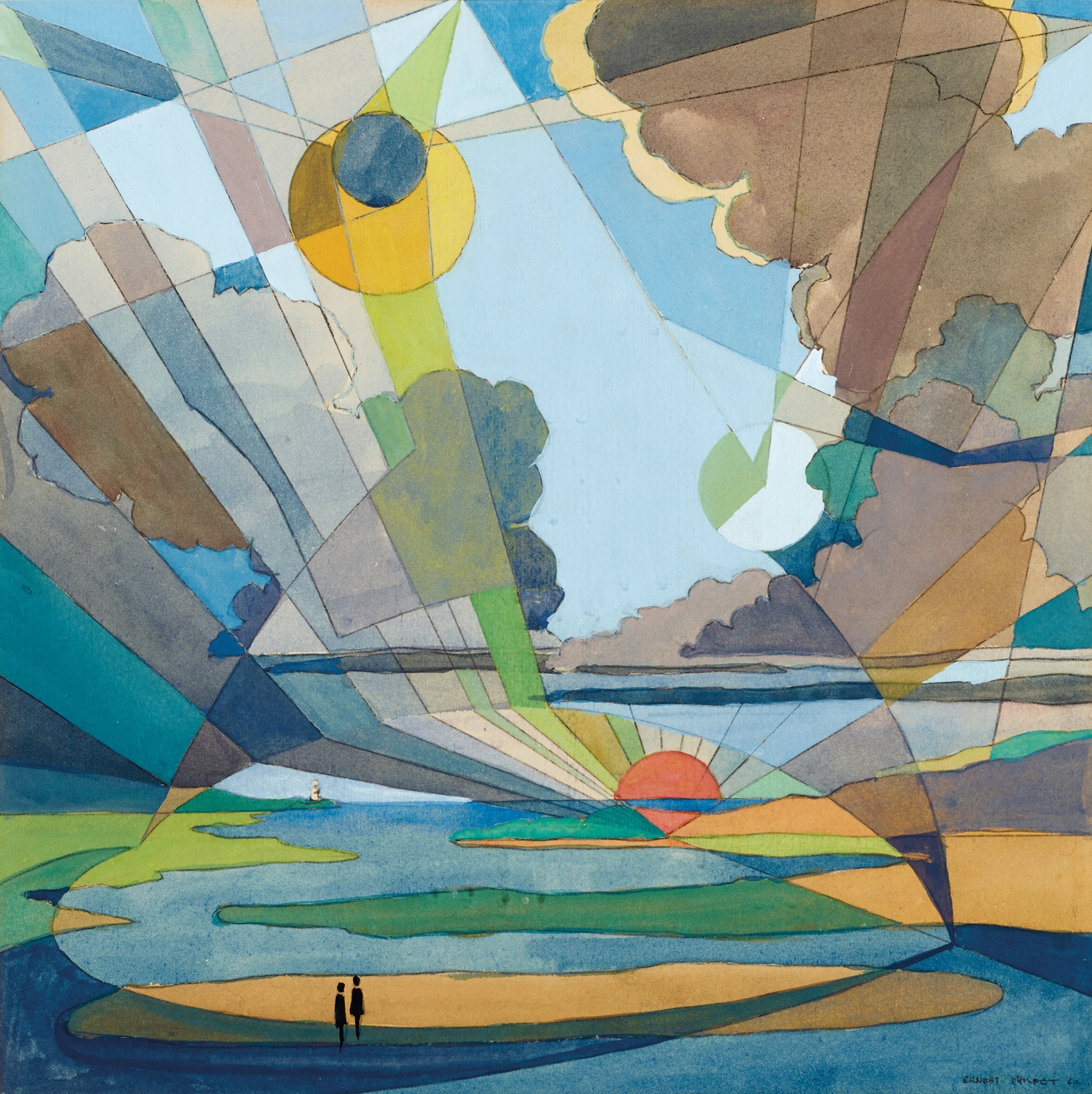 Ernest Sidney Philpot | (Mural Design for Port Hedland Hospital) (1962 ...