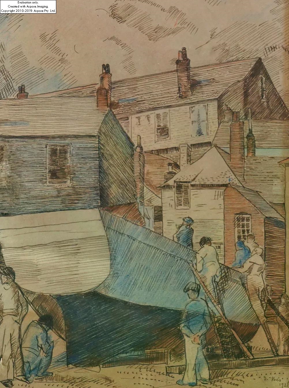 Alfred Wolmark | St Ives (1921) | MutualArt