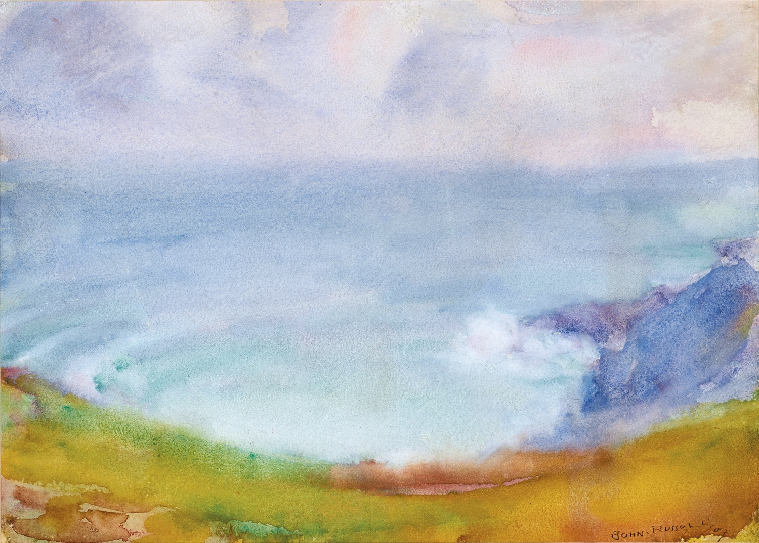 John Peter Russell | French Coastal View (1907) | MutualArt