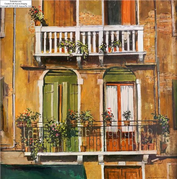 Michael J. Sanders | The Balcony | MutualArt