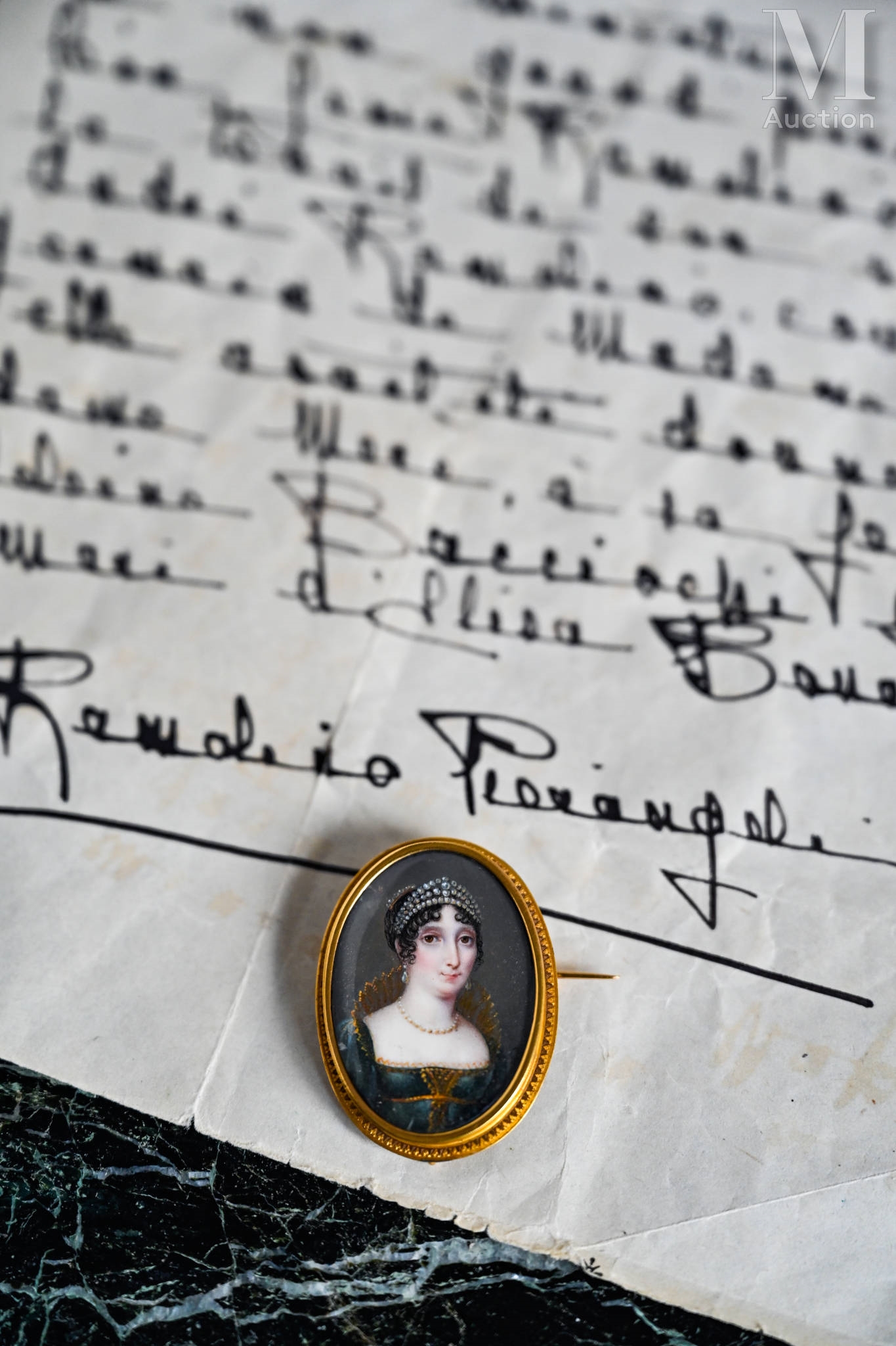 Italian School, 19th Century | Portrait de la princesse Elisa Bonaparte ...