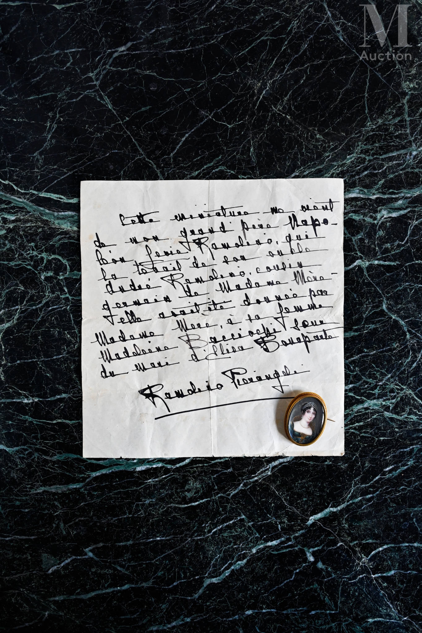 Italian School, 19th Century | Portrait de la princesse Elisa Bonaparte ...