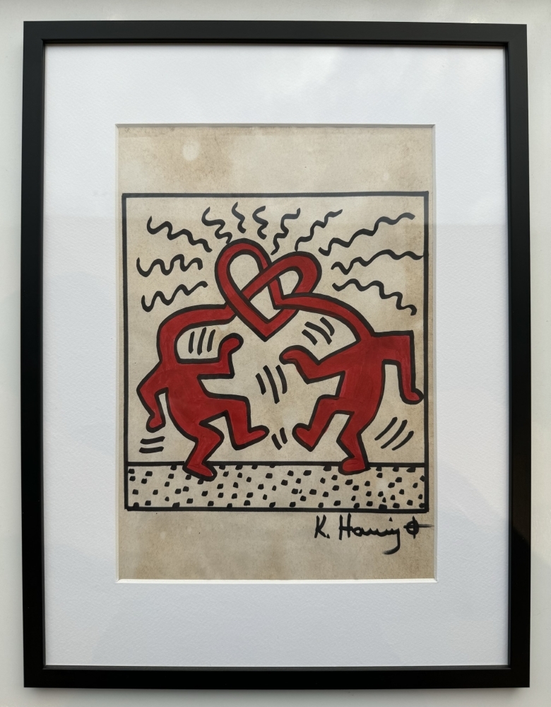 Keith Haring | Kleurentekening van Keith Haring (1987) | MutualArt