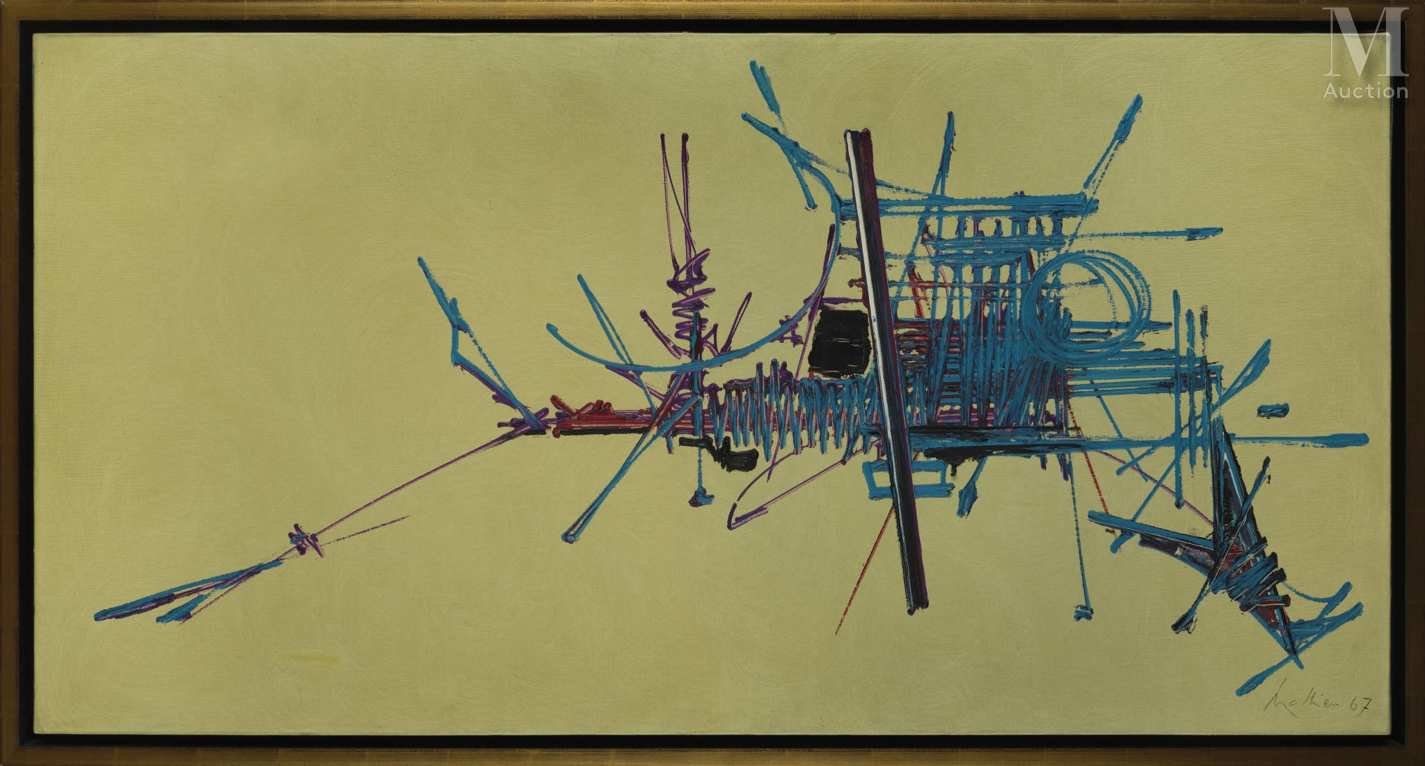 Georges Mathieu | Arbre de Diane (1968) | MutualArt