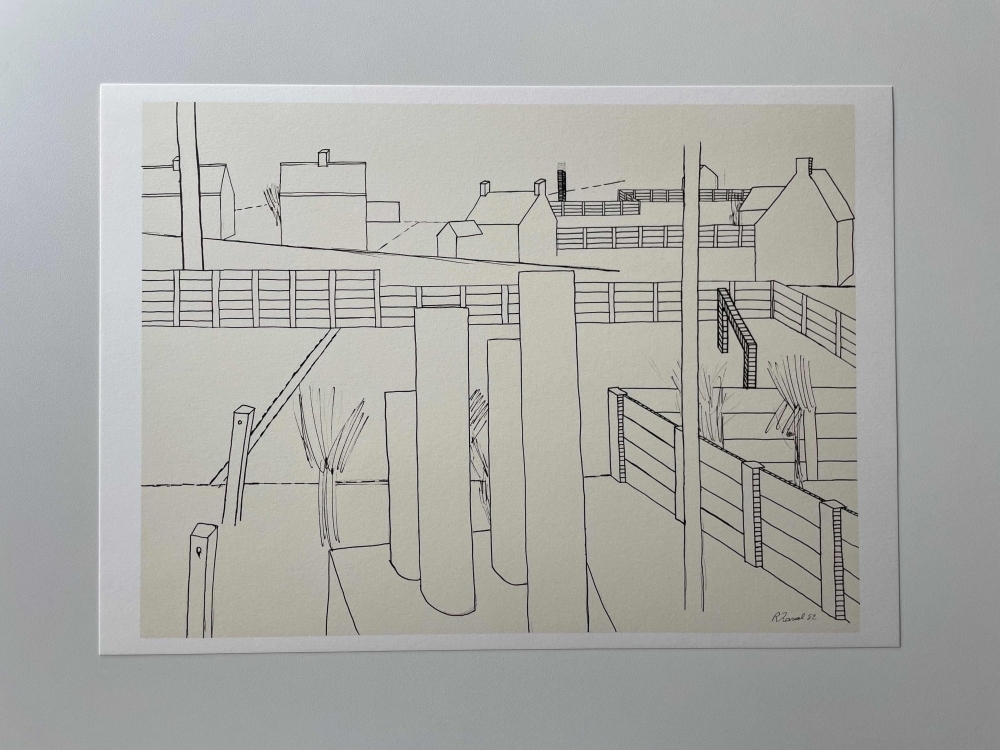 Roger Raveel | Mooie litho van beroemde Belgische kunstenaar Roger ...