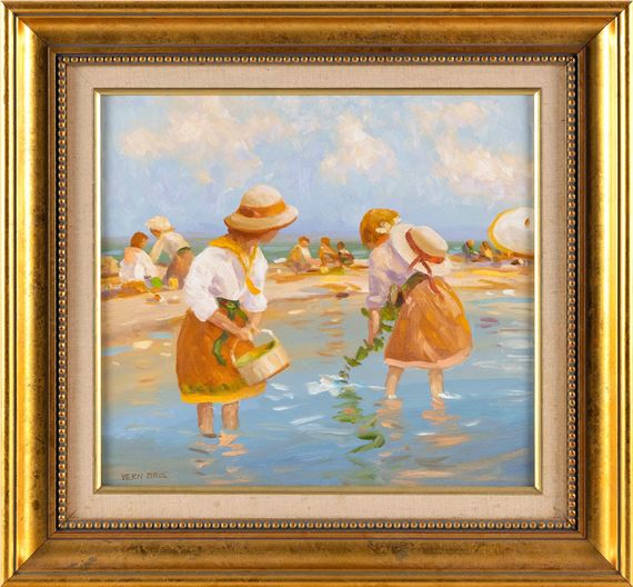 Vern Broe | Day at the beach. | MutualArt