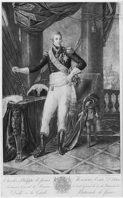 Antoine Francois Callet | Portrait de Charles-Philippe de France ...