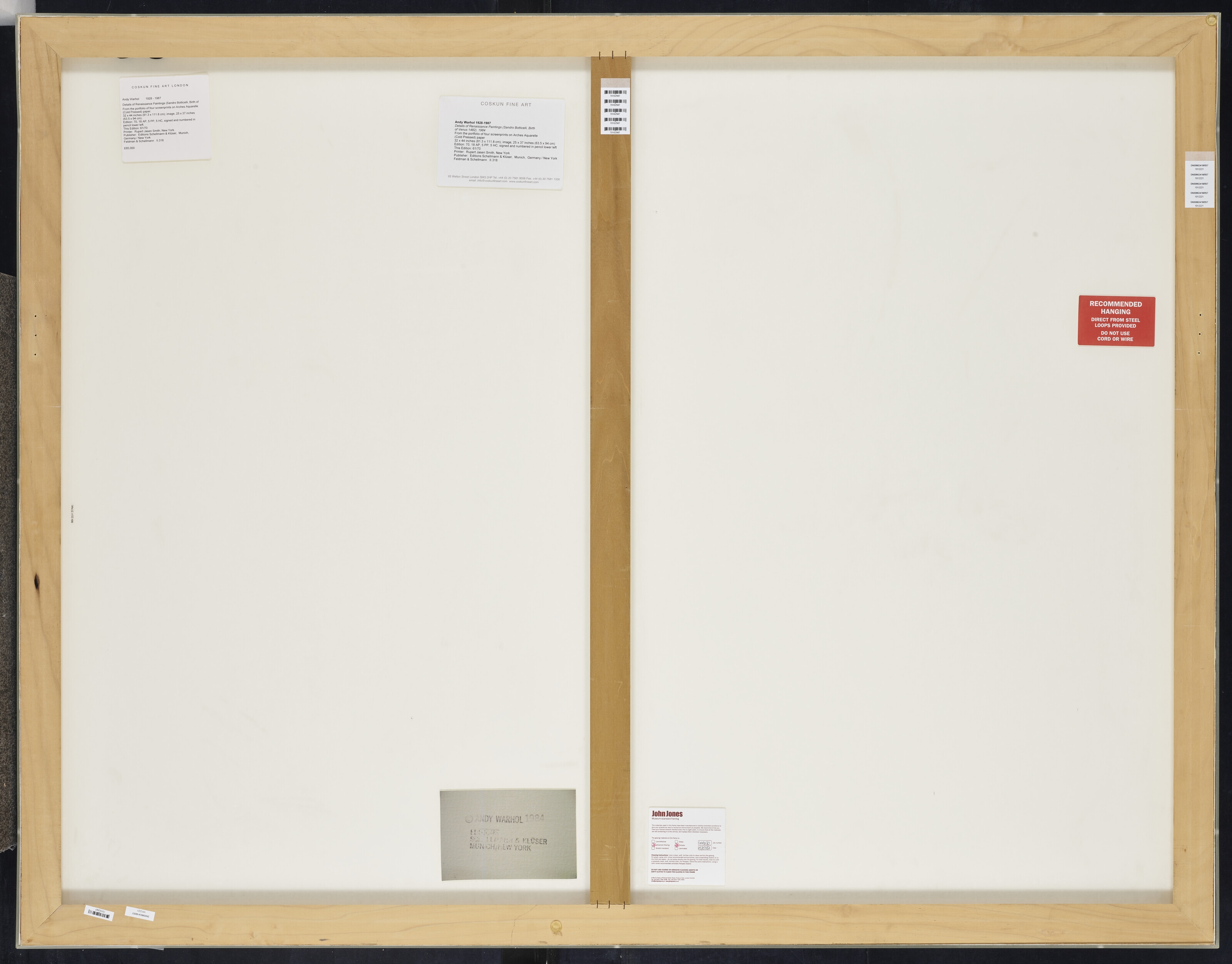 Andy Warhol | Details of Renaissance Paintings (Sandro Botticelli ...