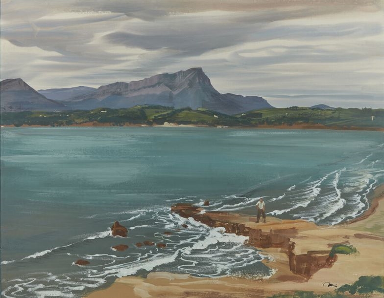 Albert Decaris | Le Coudon seen from the Giens peninsula | MutualArt